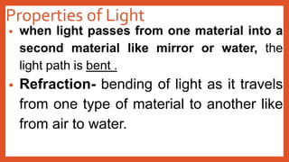 Properties and characteristics of light 4 | PPTX