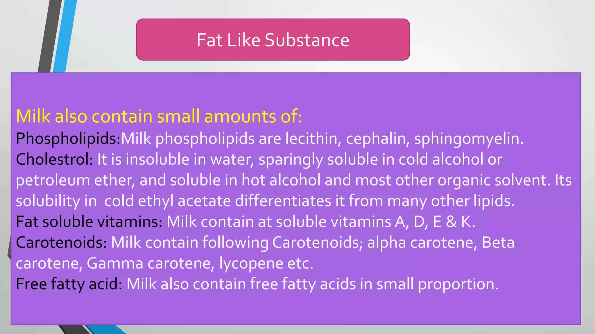 Milk, Physical Properties and milk fat | PPTX