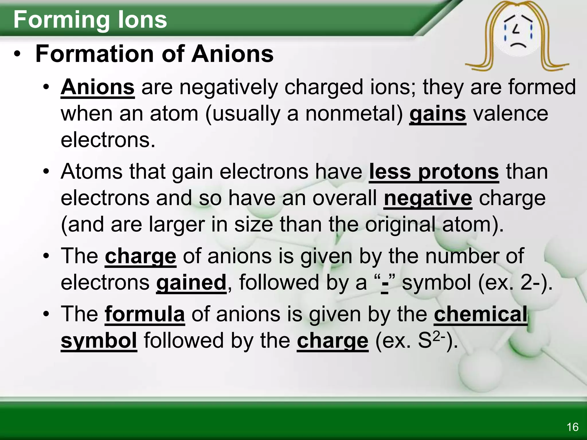 Properties and Formation of Ionic Compounds Powerpoint | PPTX
