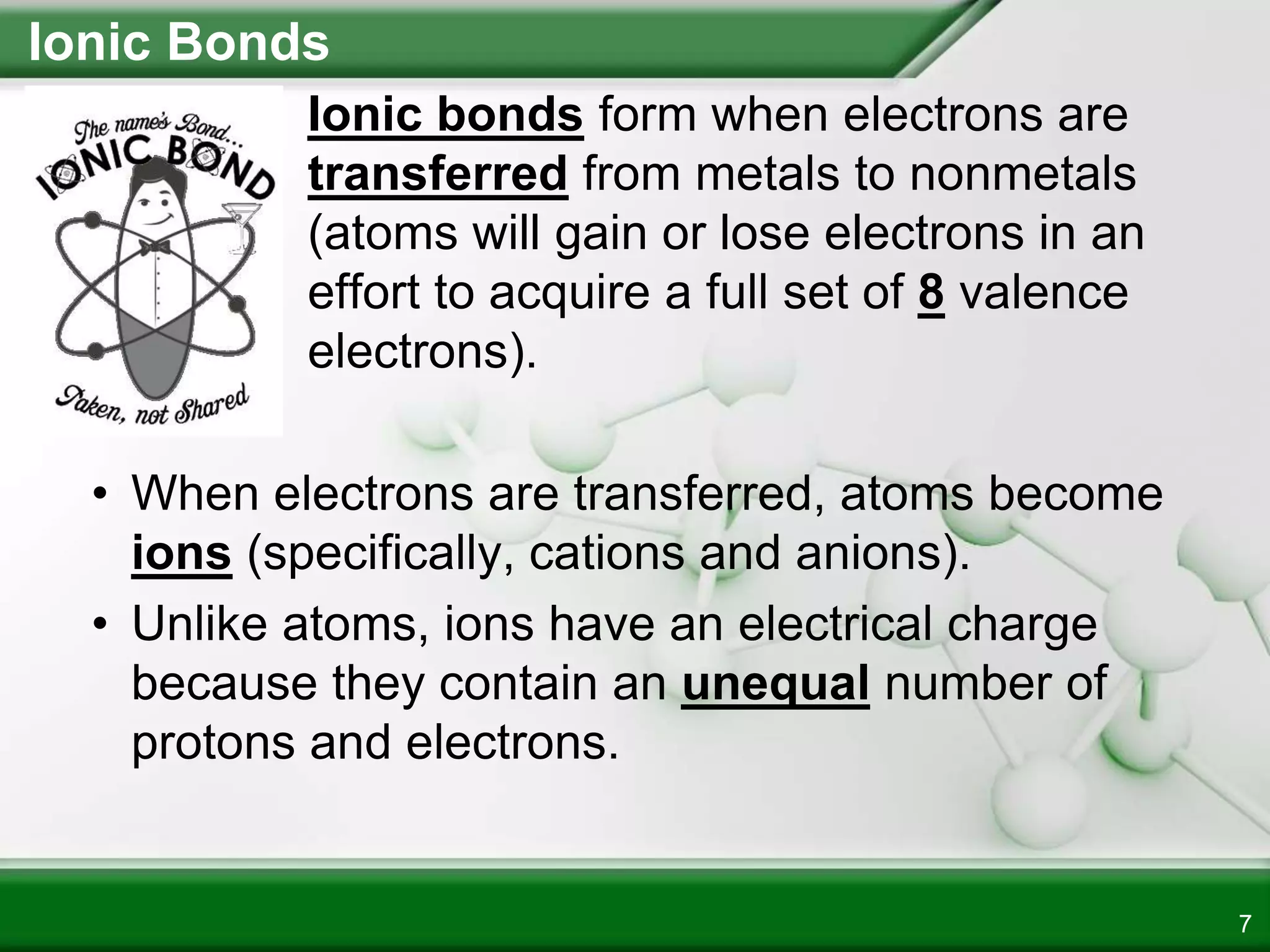 Properties and Formation of Ionic Compounds Powerpoint | PPTX