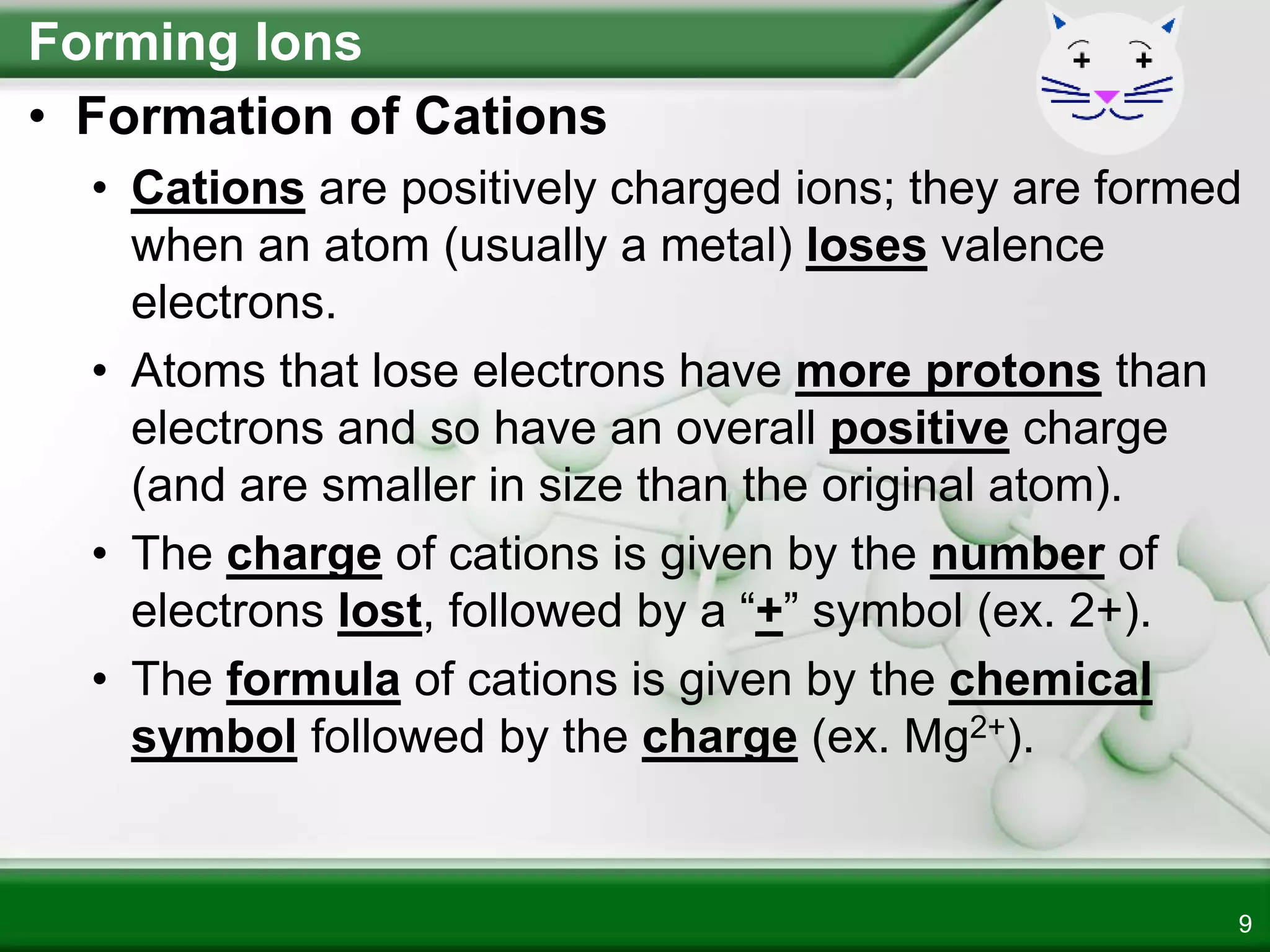 Properties and Formation of Ionic Compounds Powerpoint | PPTX