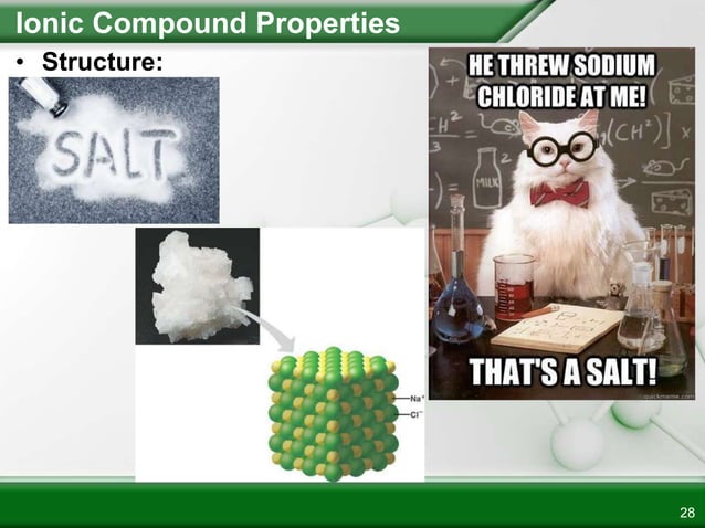 Properties and Formation of Ionic Compounds Powerpoint | PPTX ...