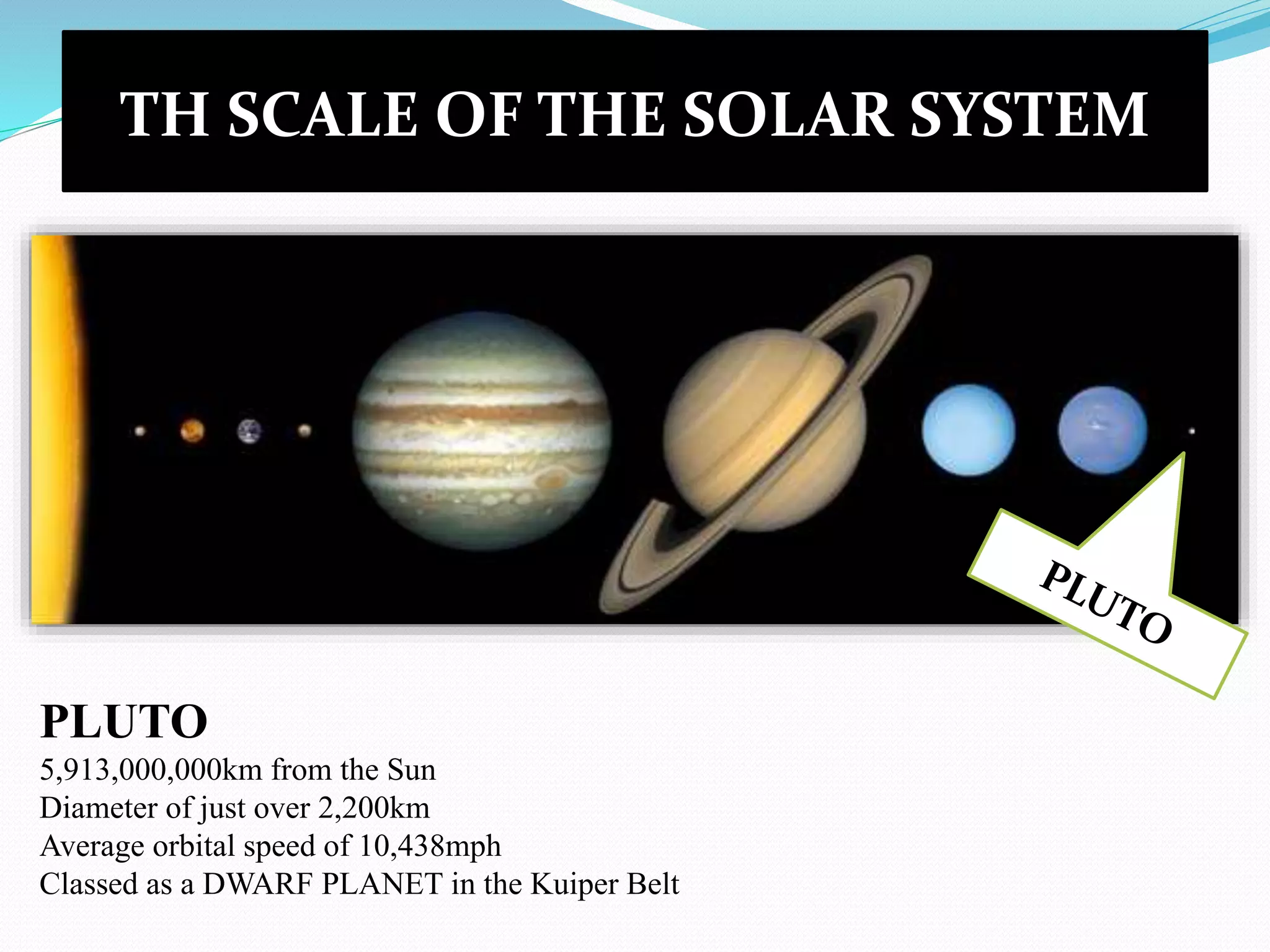 Properties and scale of solar system | PPTX