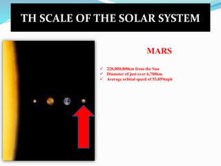 Properties and scale of solar system | PPTX