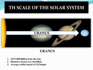 Properties and scale of solar system | PPTX