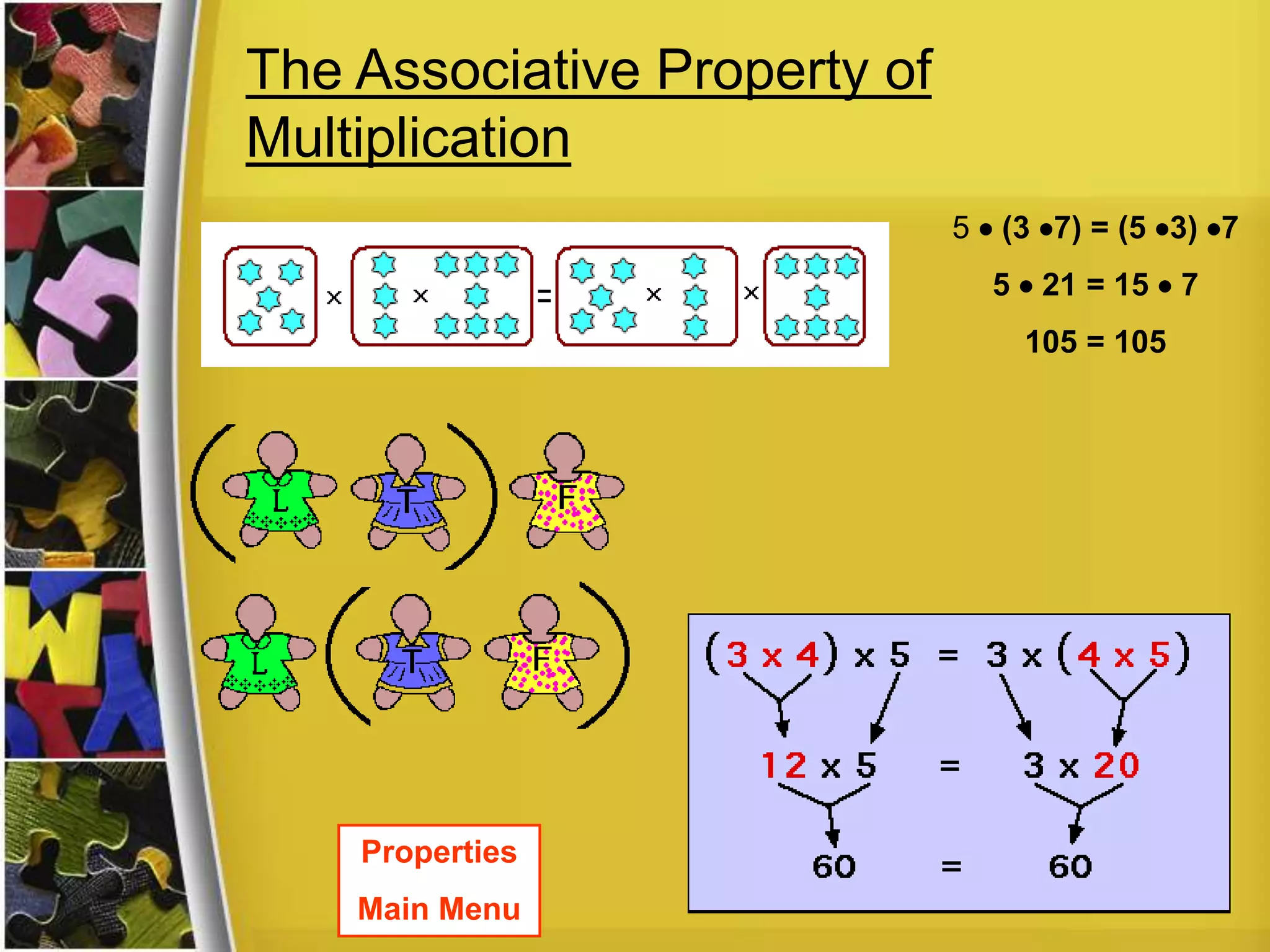 Properties Of Multiplication | PPT