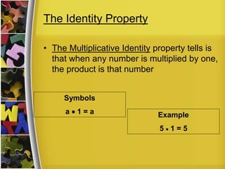 Properties Of Multiplication | PPT