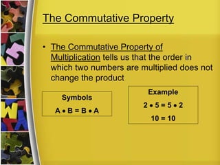 Properties Of Multiplication | PPT