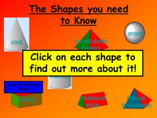 Properties of 3 d shapes | PPT