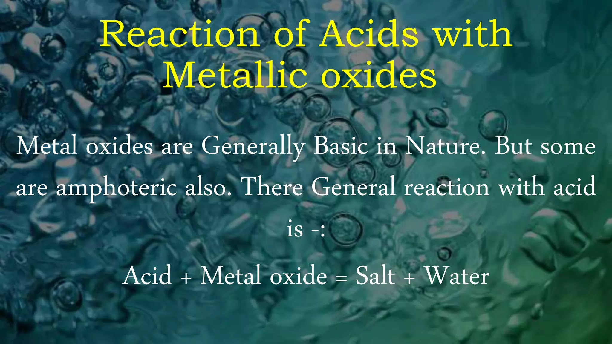 Properties of acid | PPTX