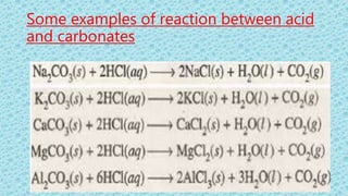Properties of acid | PPTX