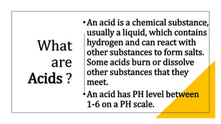 Properties of acid | PPTX