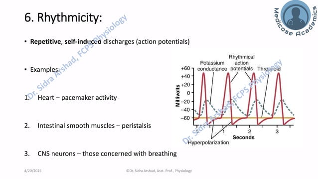 Nerve Physiology - Properties of Action Potential | PDF