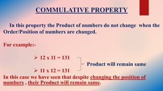 Properties of addition | PPTX | Physics | Science