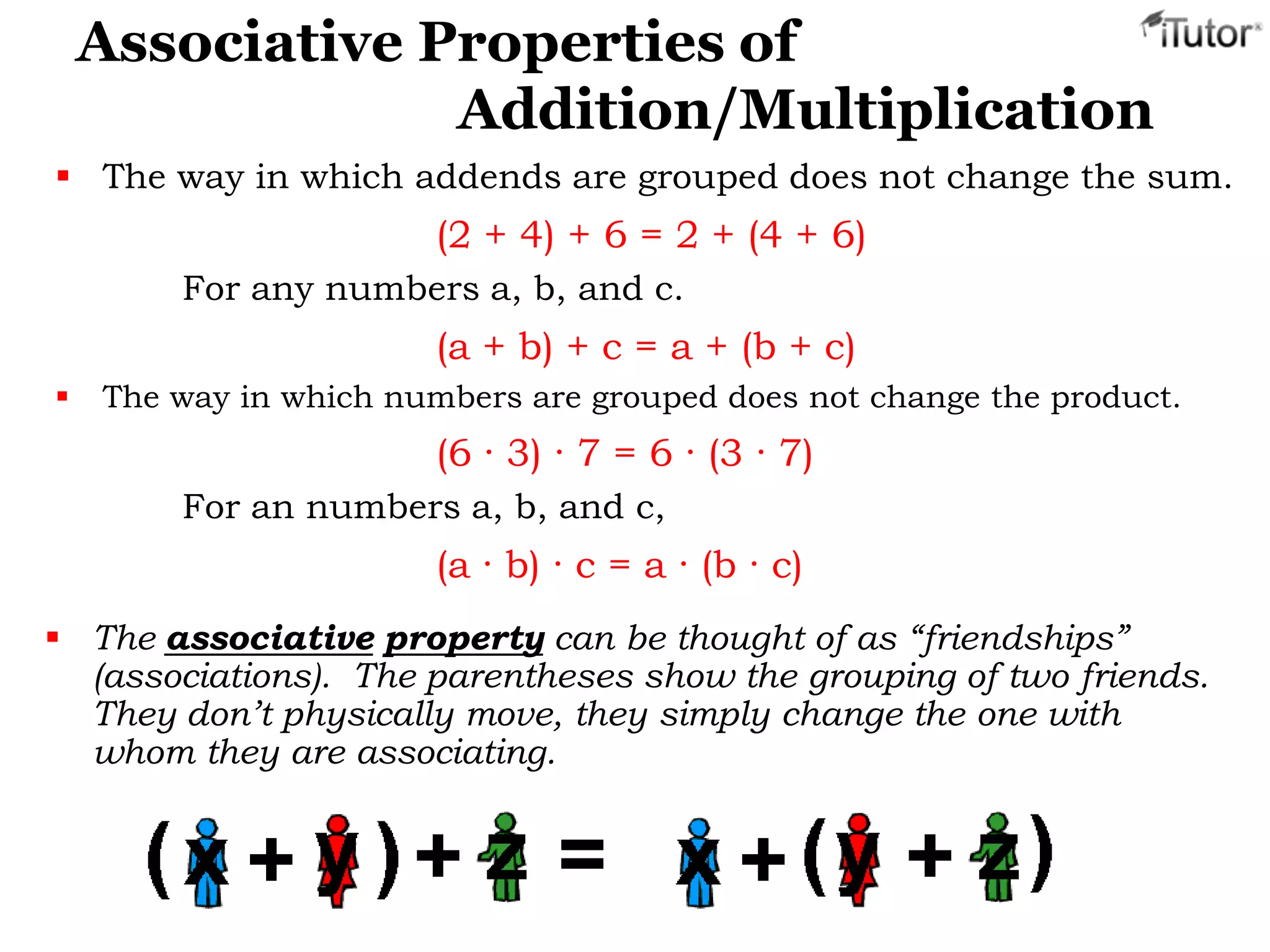 Properties of Addition & Multiplication | PPTX