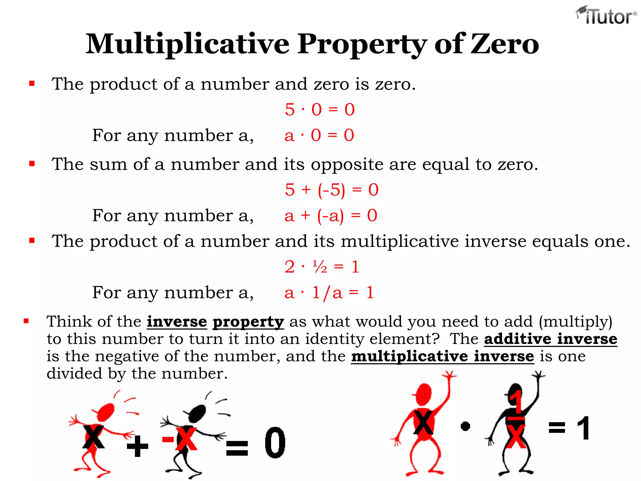 Properties of Addition & Multiplication | PPTX