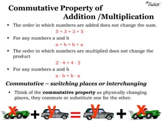 Properties of Addition & Multiplication | PPTX