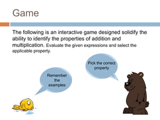 Properties of addition & multiplication | PPTX