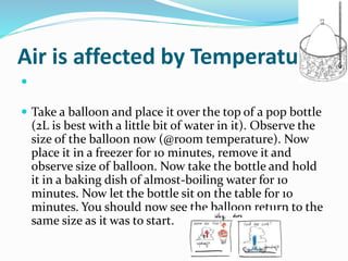 Properties of air | PPTX