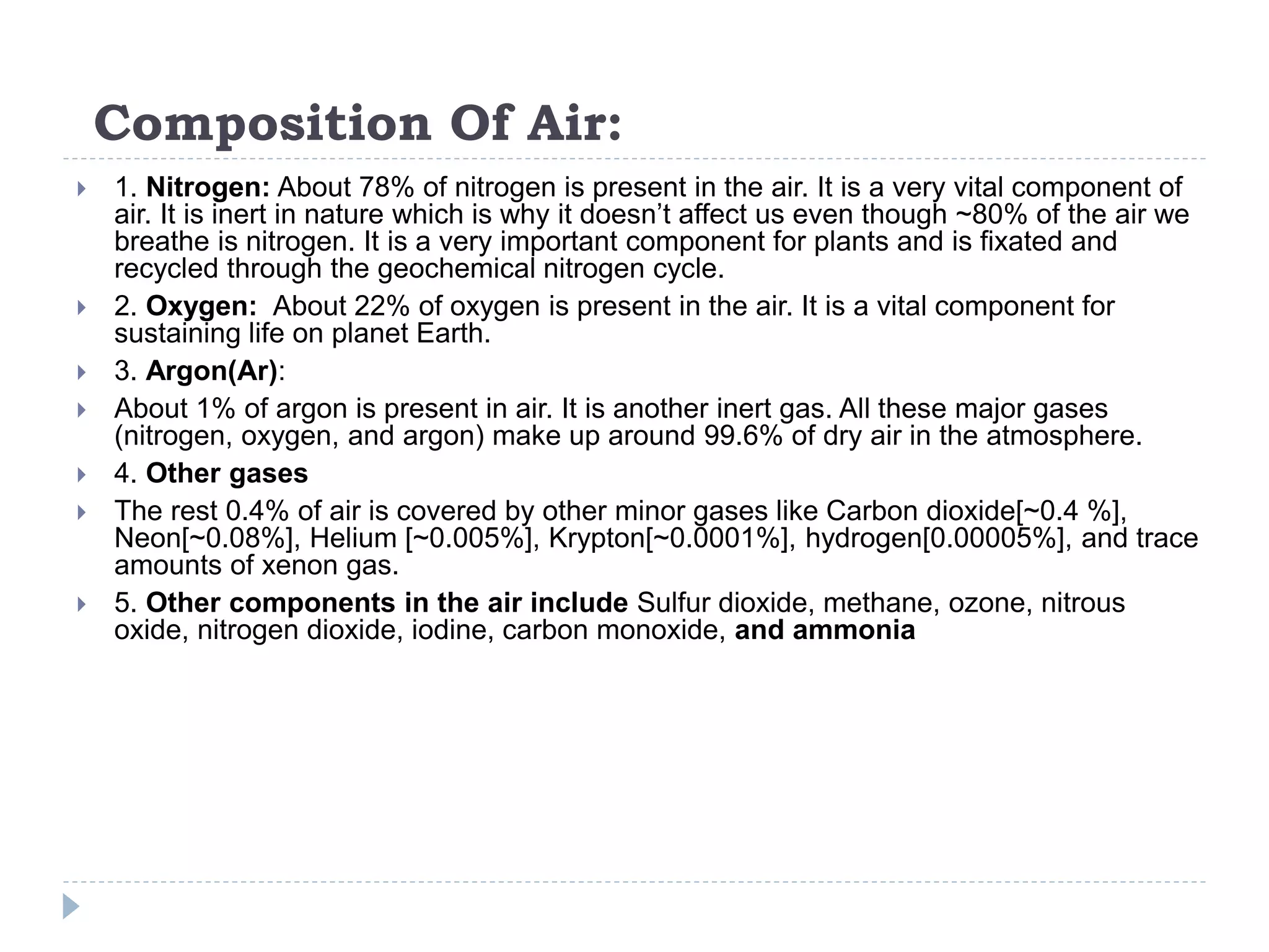Properties of air | PPTX