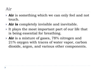 Properties of air | PPTX