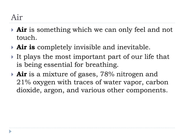 Properties of air | PPTX