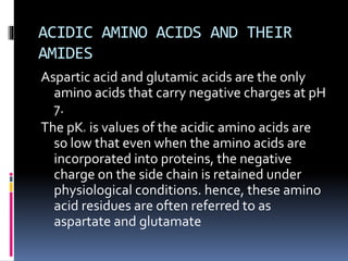 Properties of amino acid side chains report ni lady | PPTX | Chemistry ...