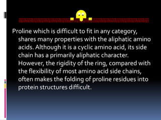 Properties of amino acid side chains report ni lady | PPTX | Chemistry ...