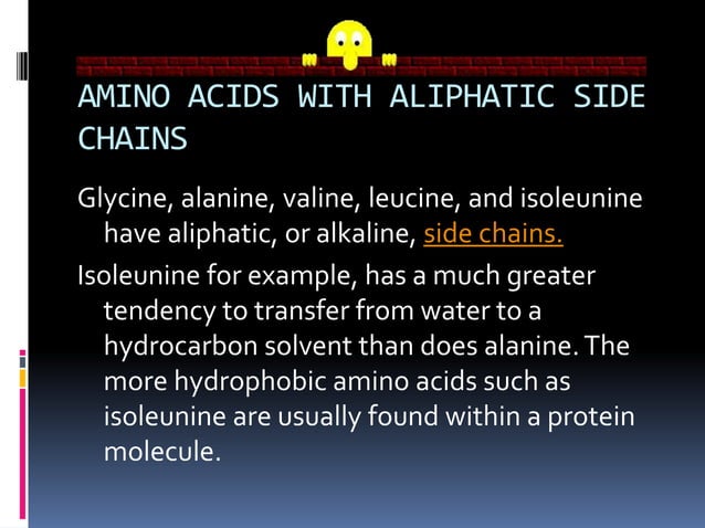 Properties of amino acid side chains report ni lady | PPTX
