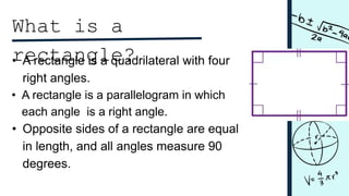 Properties of a Rectangle - GROUP II.pptx