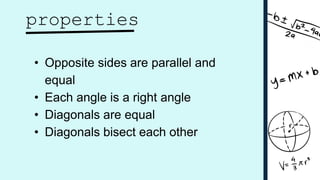 Properties of a Rectangle - GROUP II.pptx