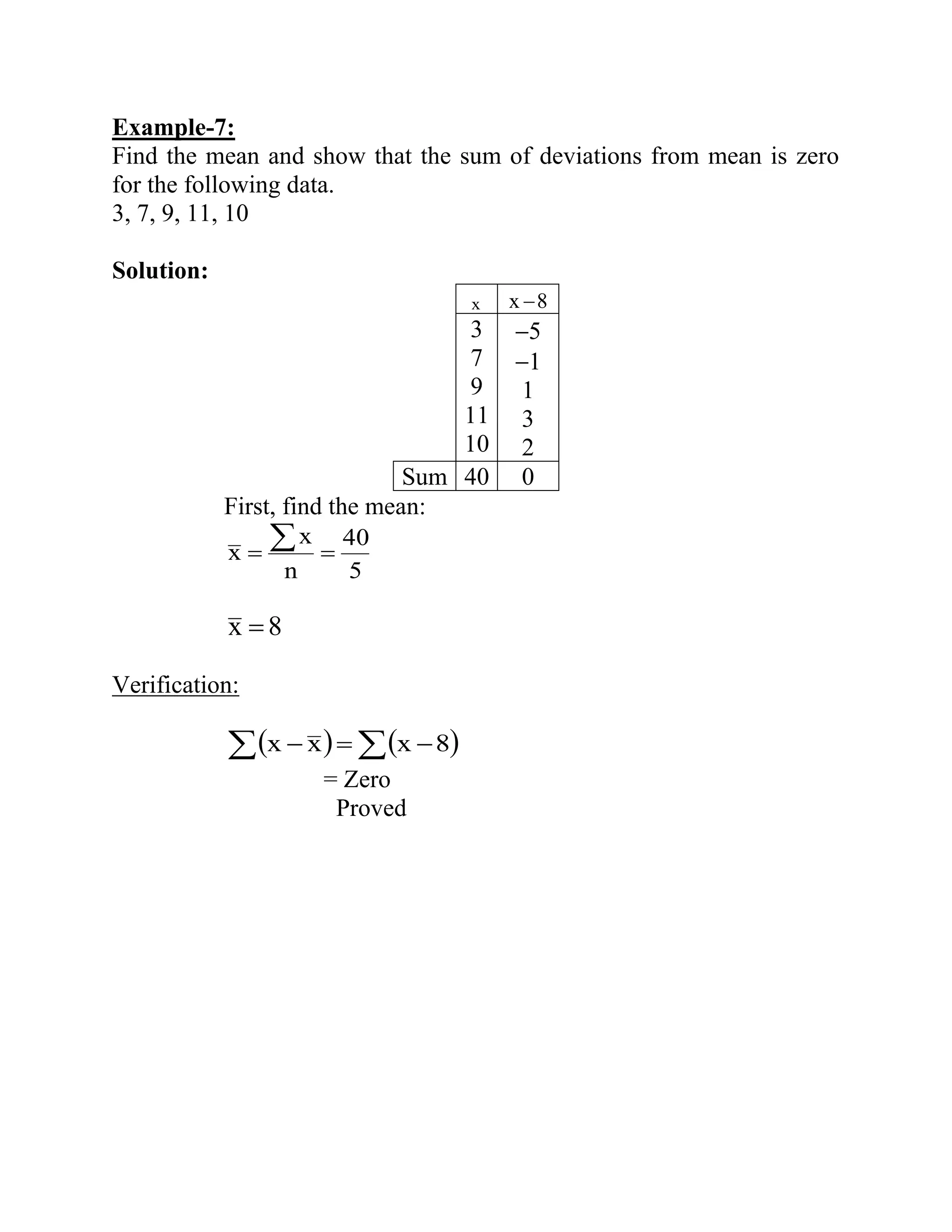 Properties of arithmetic mean | PDF