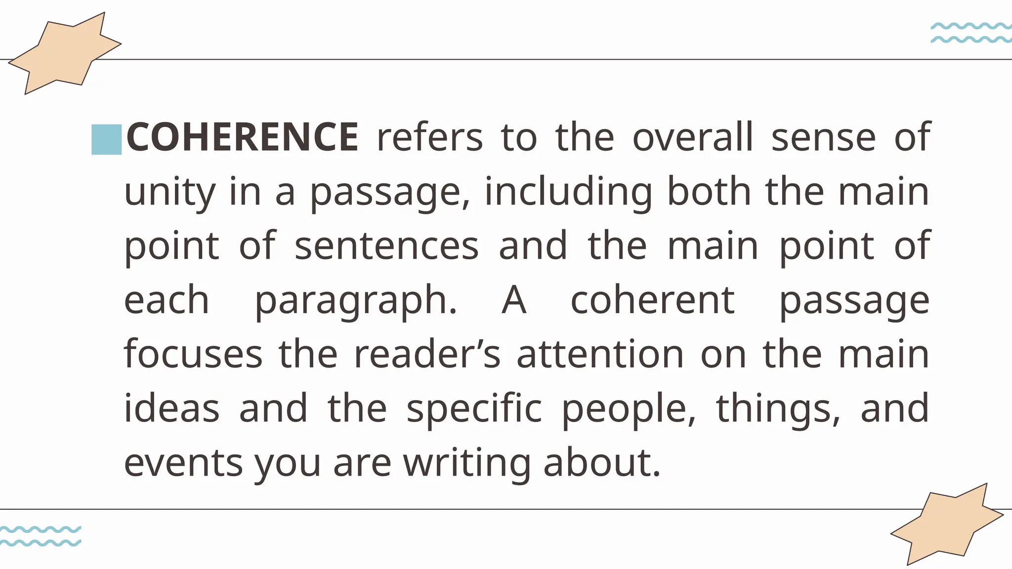 READING AND WRITING SKILLS - PROPERTIES OF A TEXT.pptx
