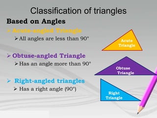 Properties of a triangle | PPTX