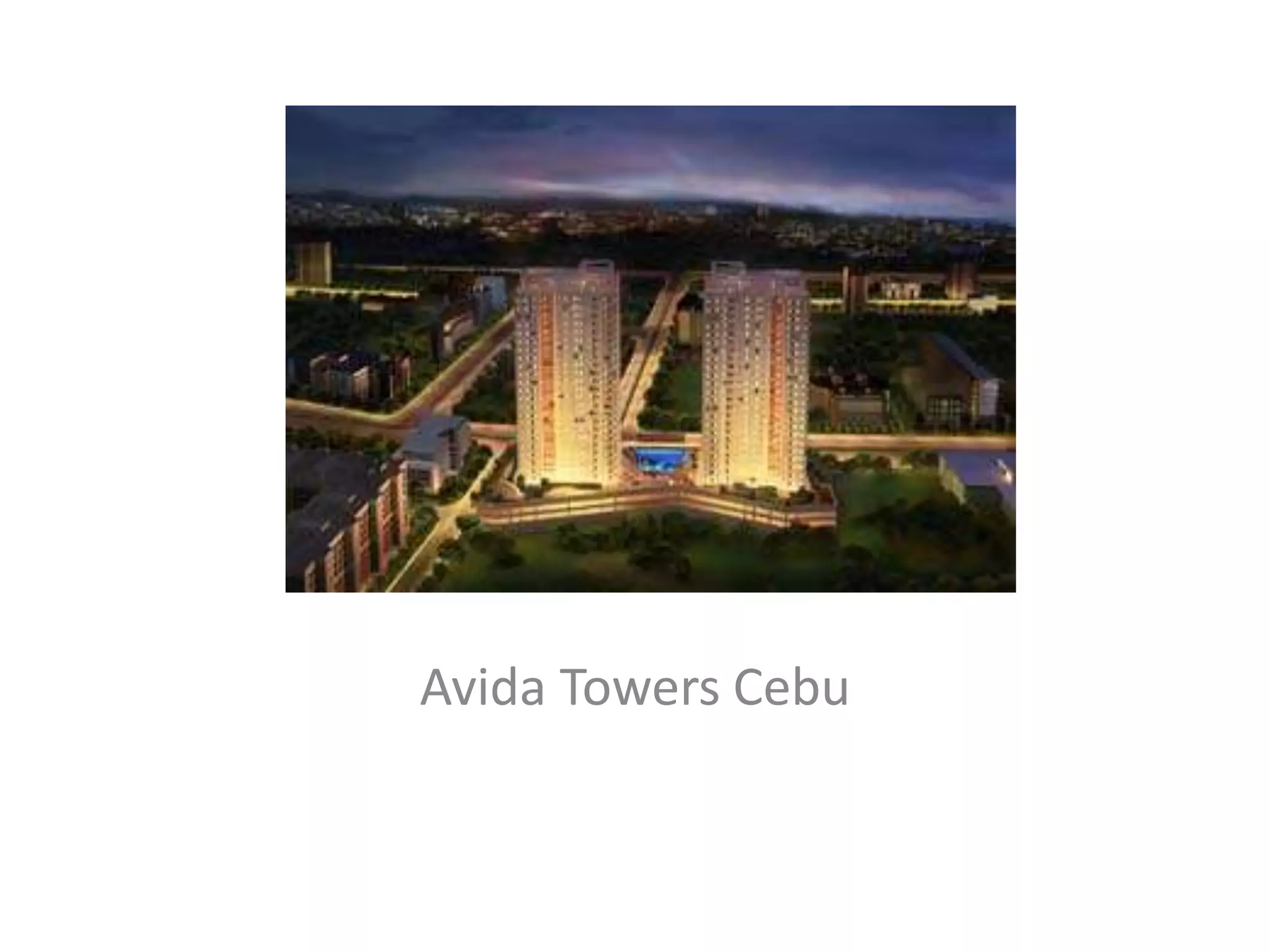 Properties of Avida Land in Cebu | PPTX