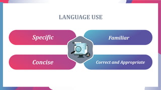 Properties of a well written text | PPTX