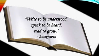 PROPERTIES OF A WELL-WRITTEN TEXT.PPT.pptx