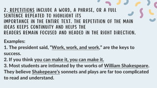 Properties of a well written text in Reading and Writing Subject | PPTX