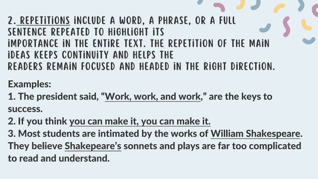 Properties of a well written text in Reading and Writing Subject | PPTX ...