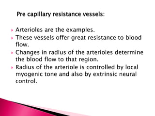 Properties of blood vessels | PPTX