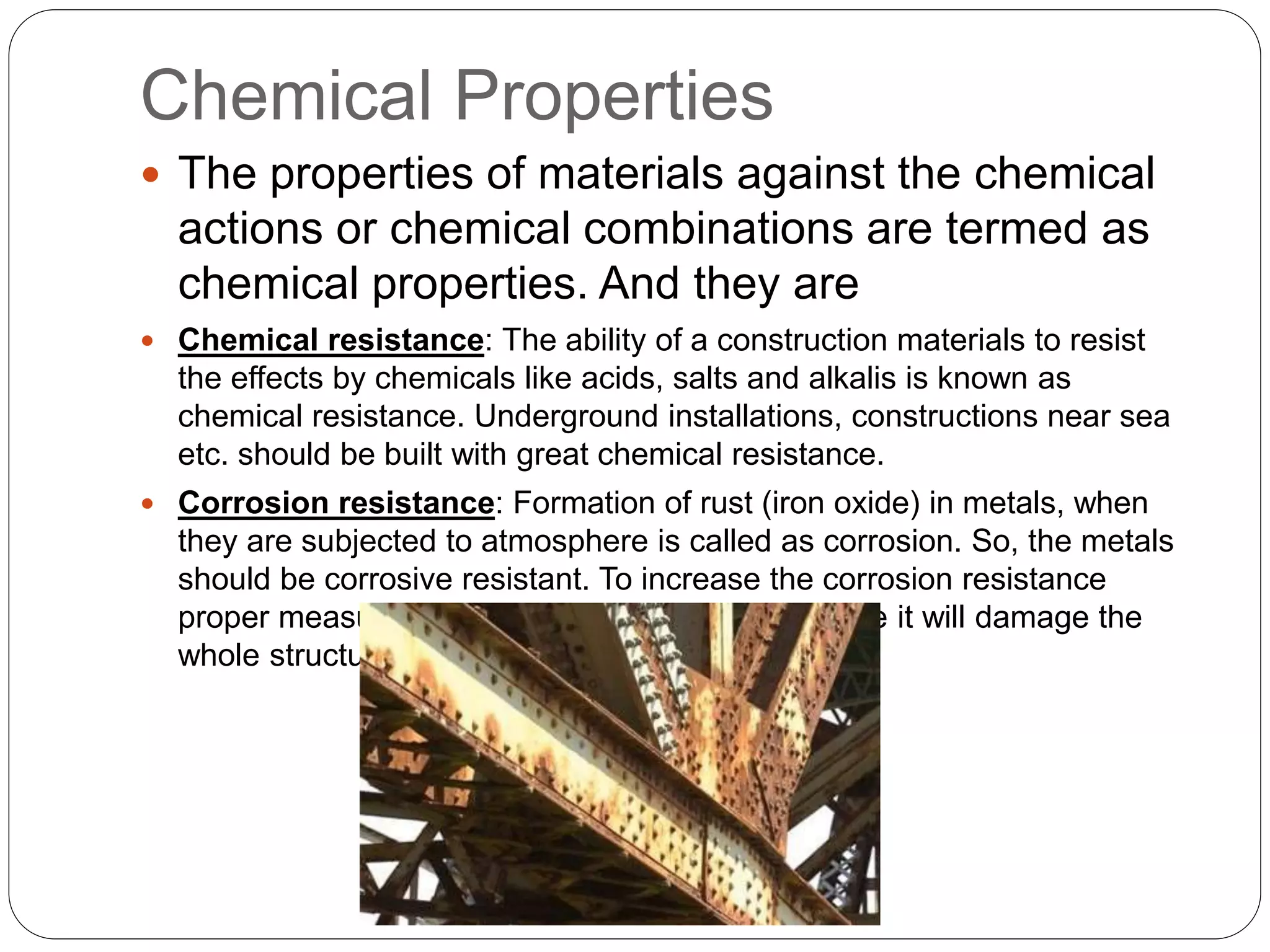 Properties of building materials part 2 | PPTX