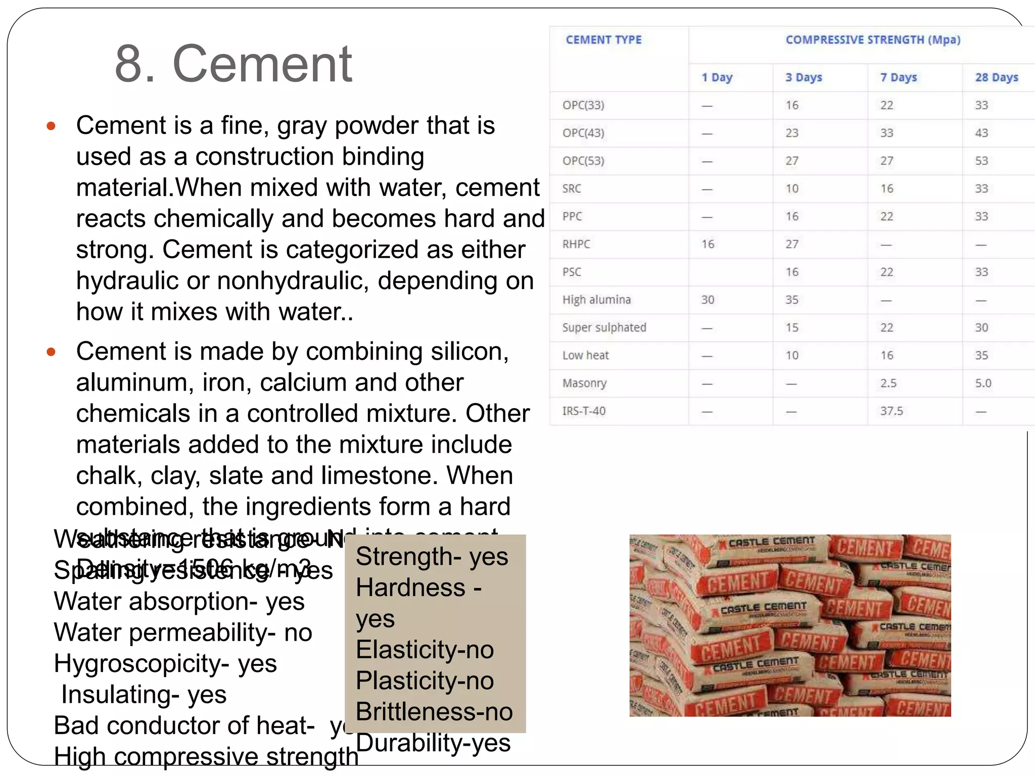 Properties of building materials part 2 | PPTX
