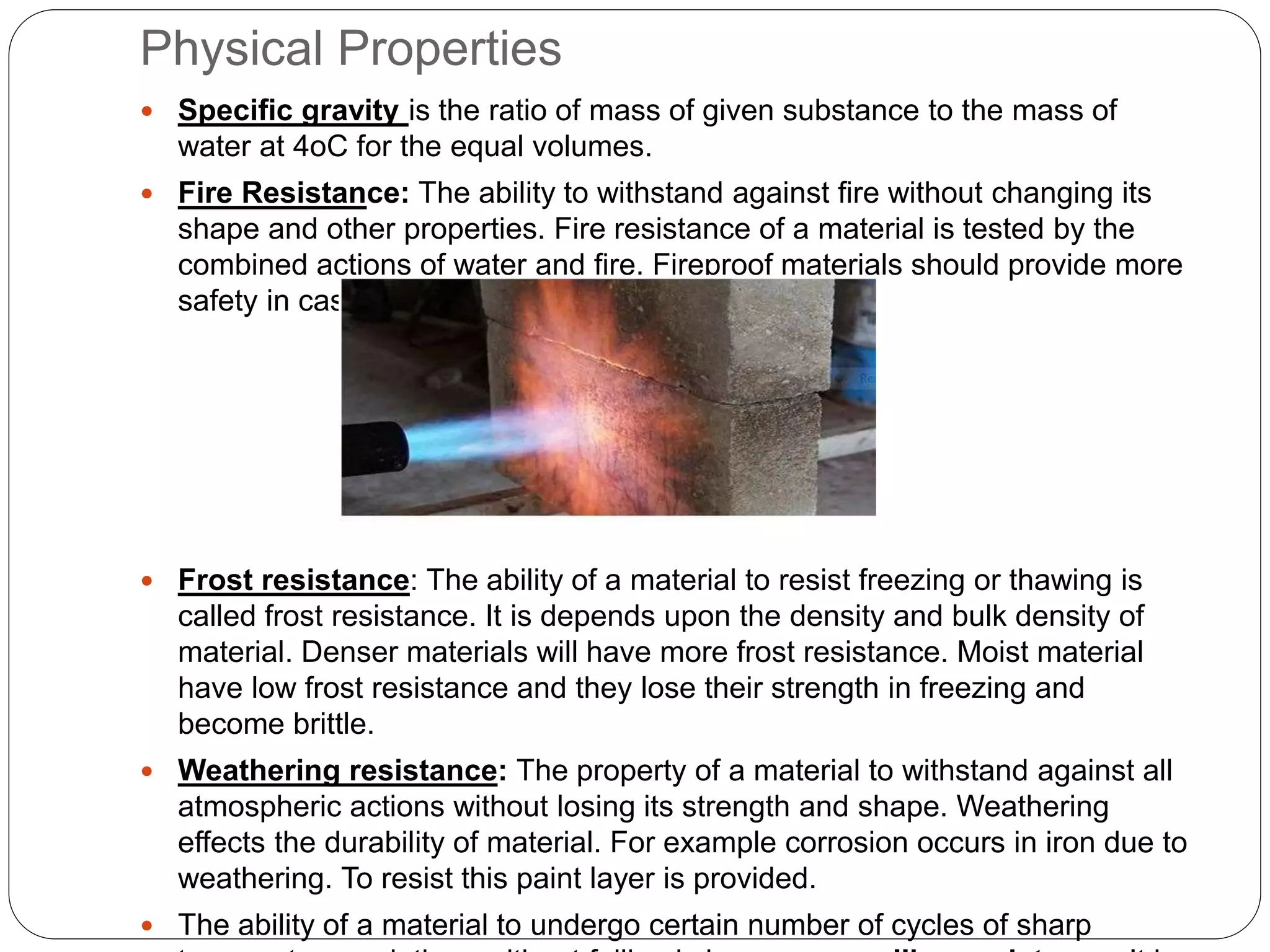 Properties of building materials part 2 | PPTX