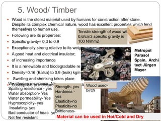 Properties of building materials part 2 | PPTX