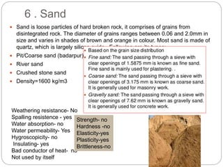 Properties of building materials part 2 | PPTX