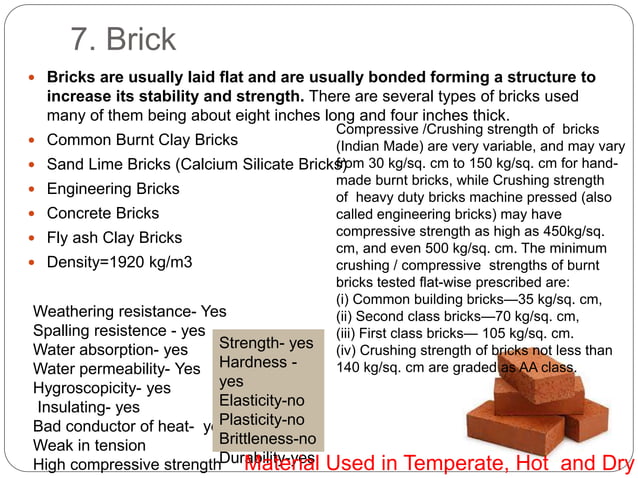 Properties of building materials part 2 | PPTX