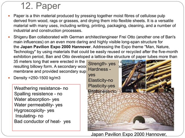 Properties of building materials part 2 | PPTX