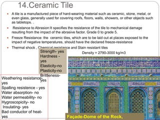 Properties of building materials part 2 | PPTX