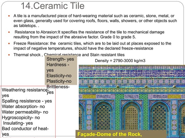 Properties of building materials part 2 | PPTX