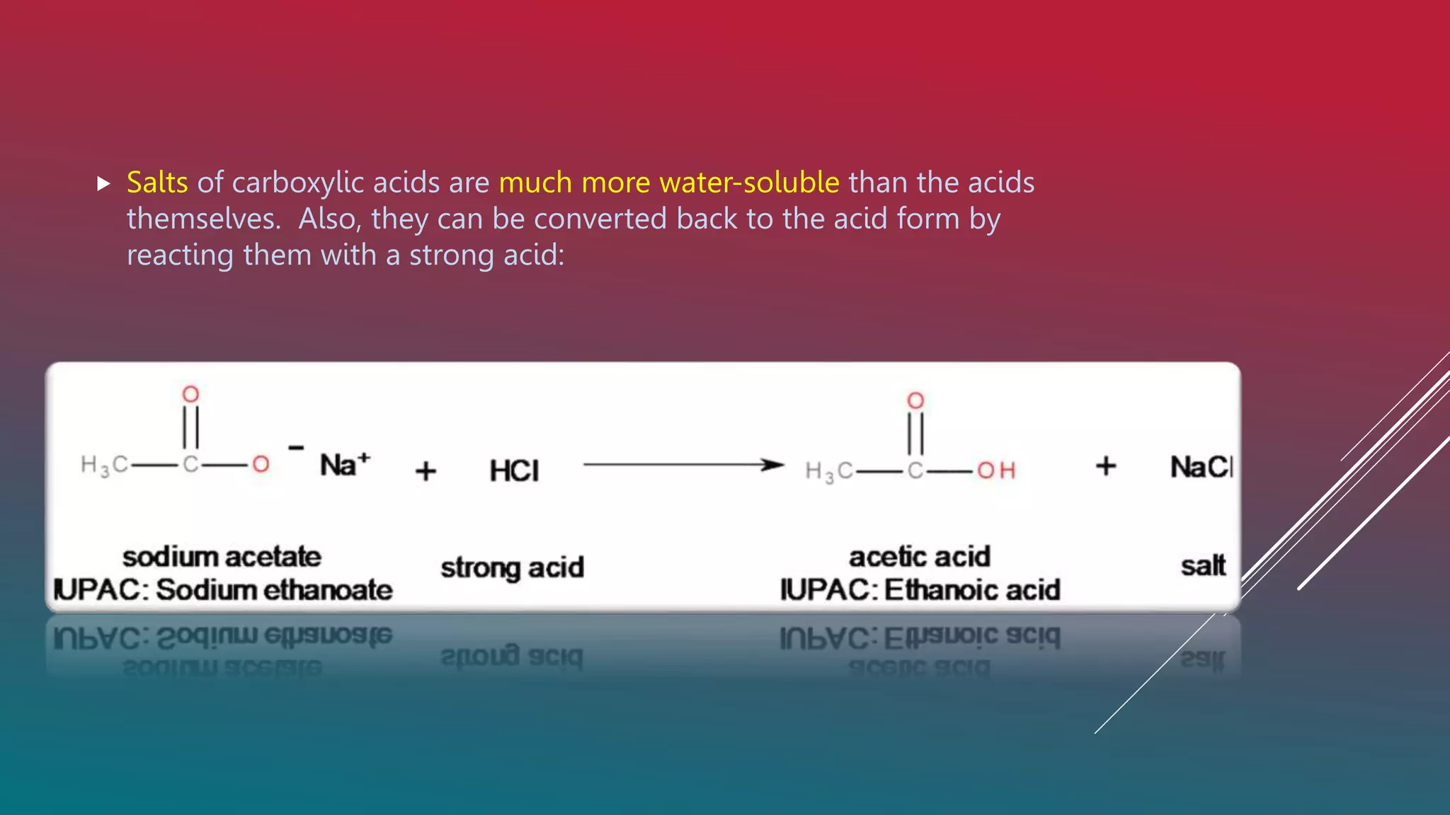 Properties of Carboxylic Acids and Esters.pptx | Chemistry | Science